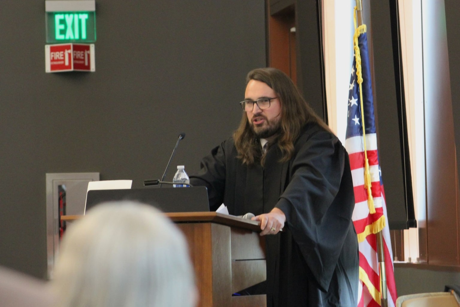Shasta Superior Court swears in youngest-ever judge in lighthearted ...