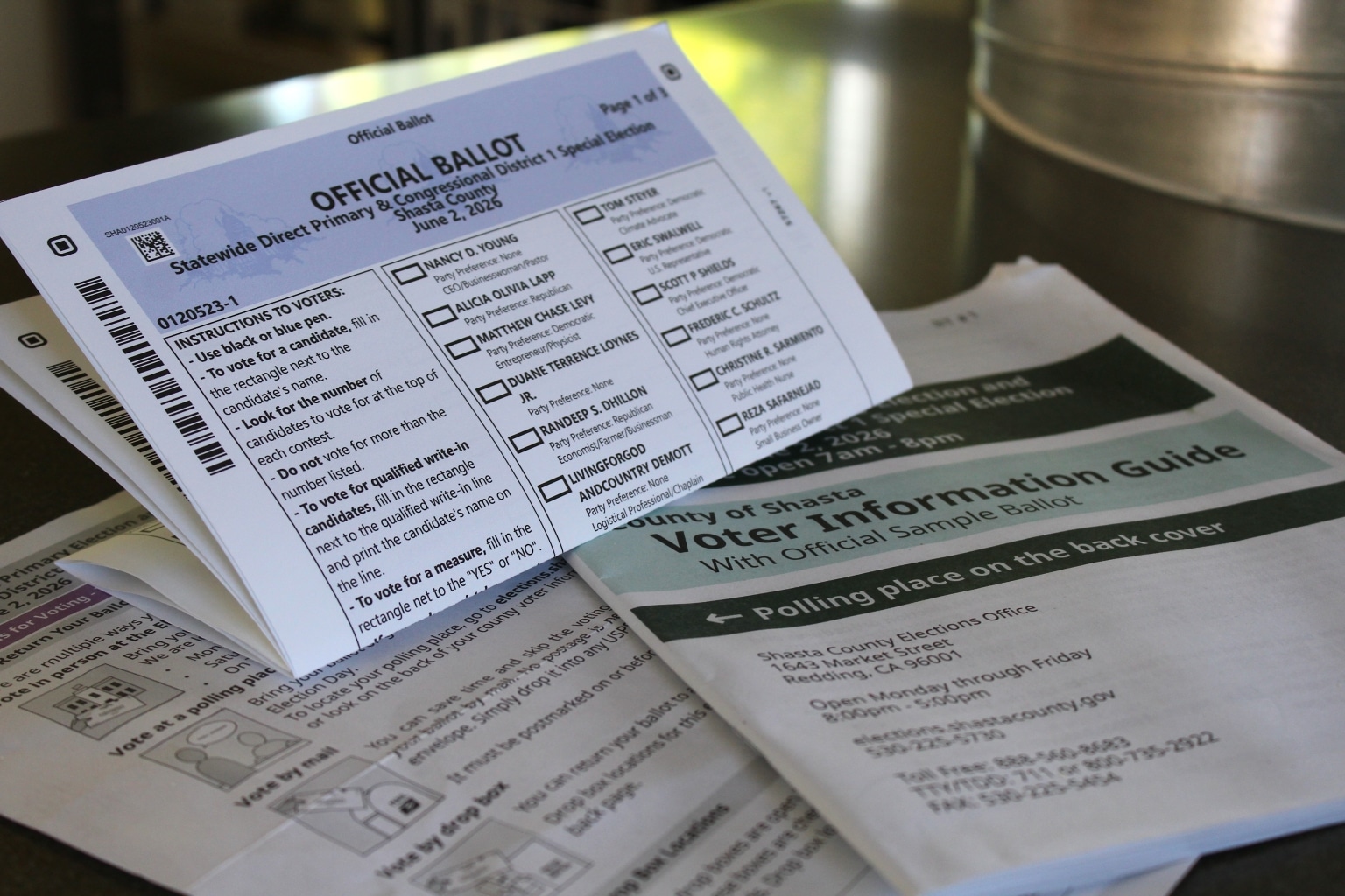 Shasta’s ballot and Voter Information Guide contain numerous typos, at ...